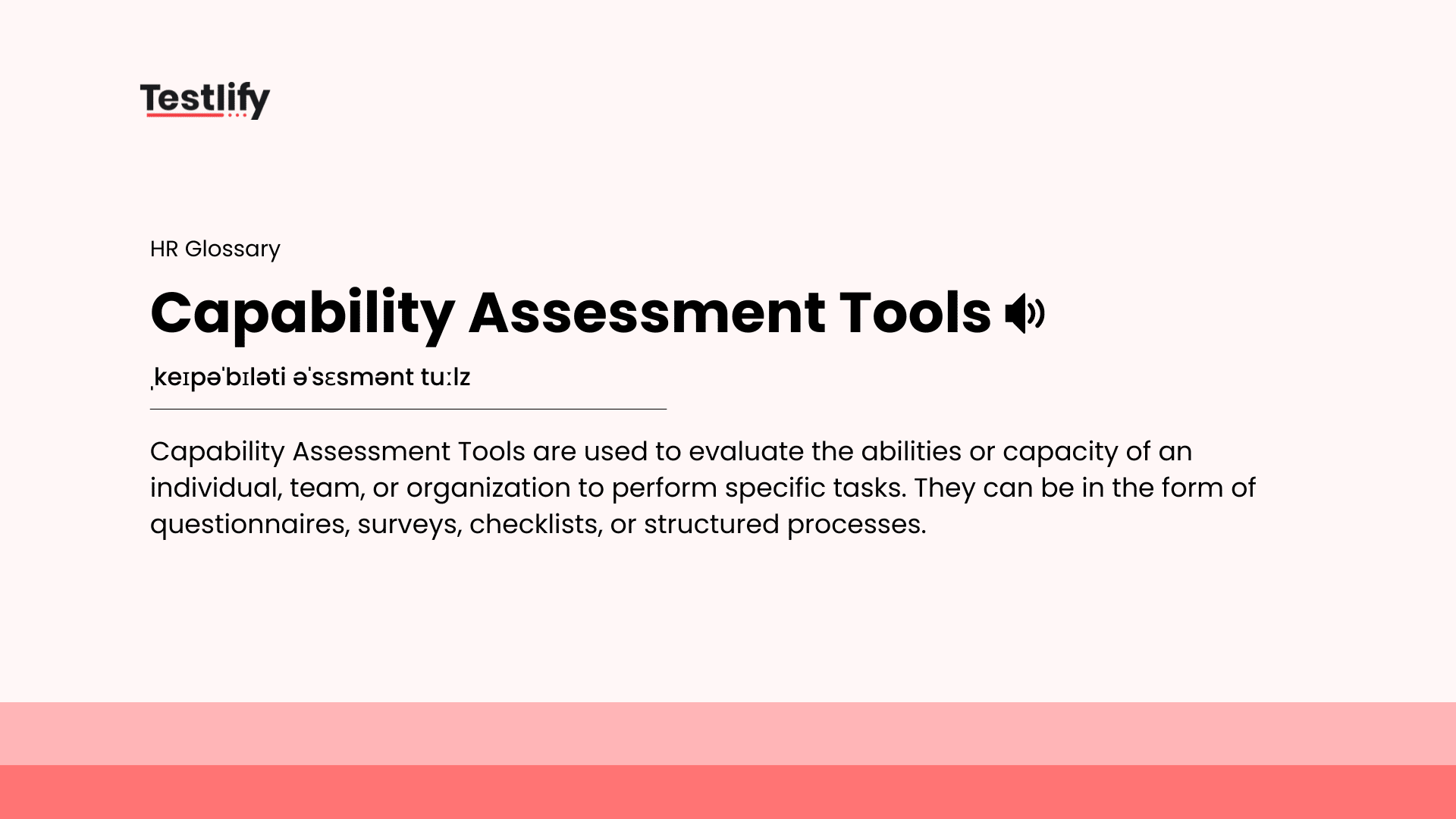 What are capability assessment tools? | HR Glossary - Testlify
