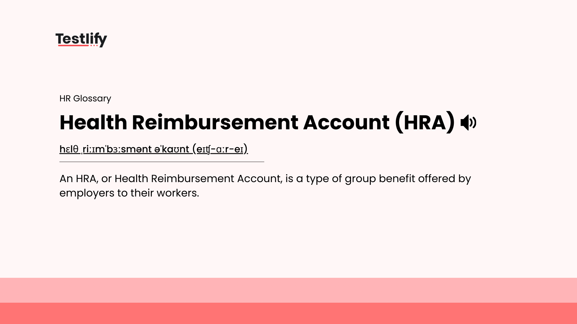 What is a Health Reimbursement Account (HRA)? | HR Glossary - Testlify