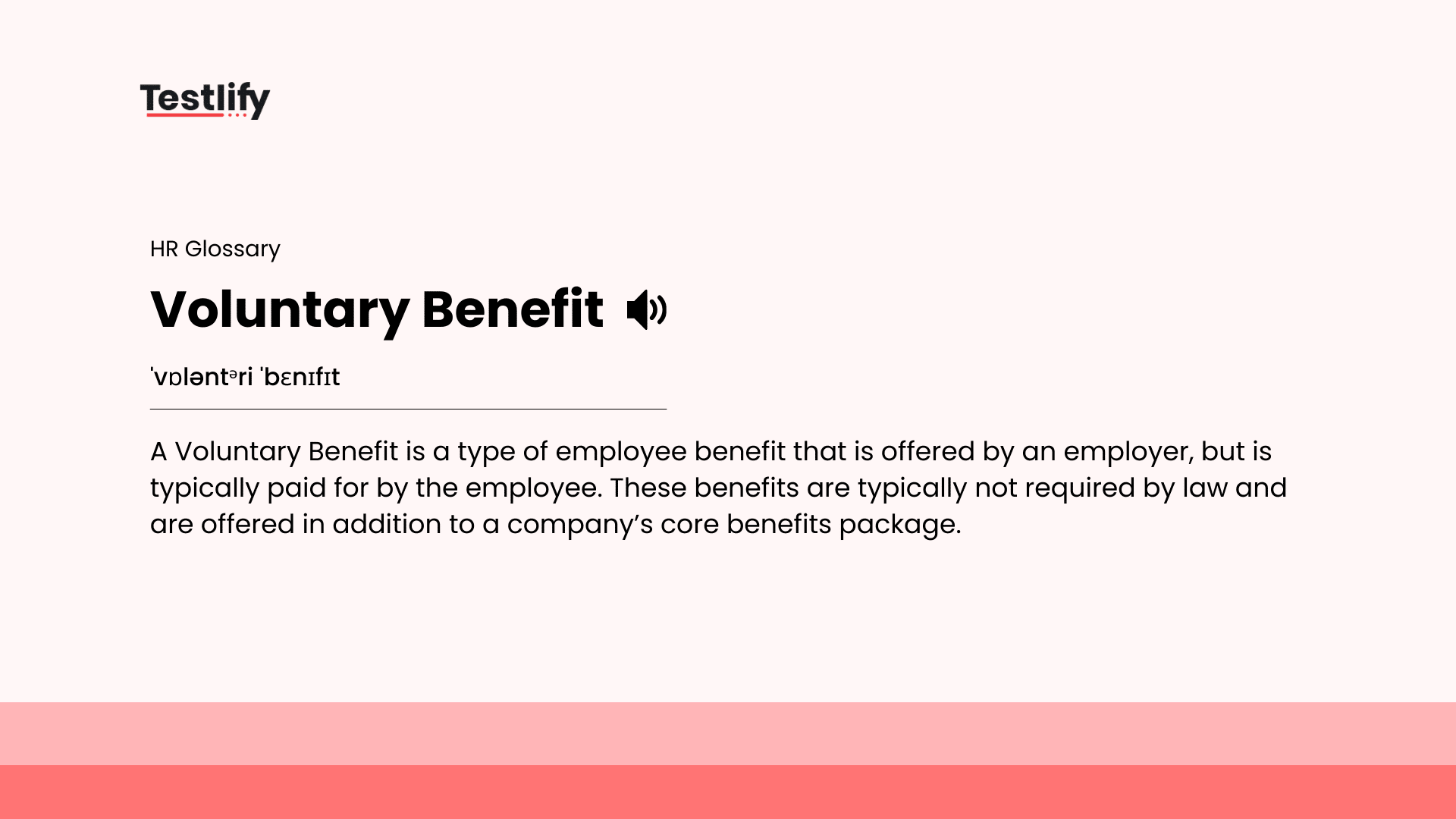 What is a voluntary benefit? | HR Glossary - Testlify