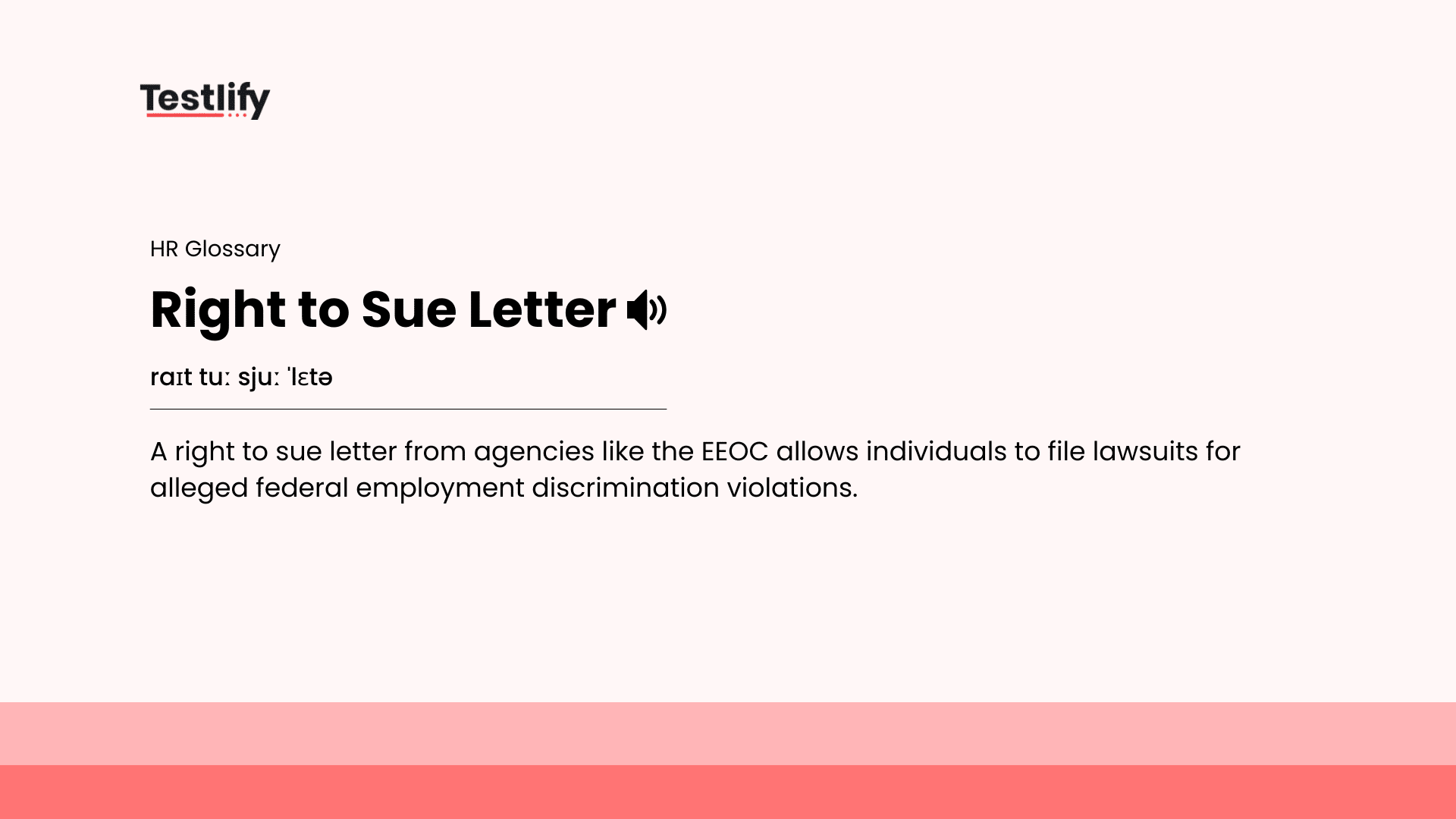 What is a right to sue letter? | HR Glossary - Testlify