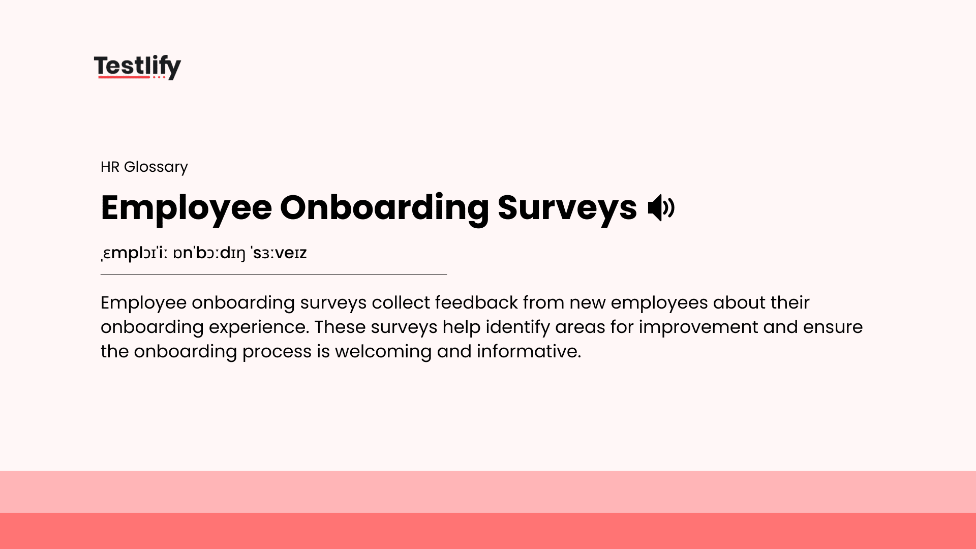 What is employee onboarding surveys? | HR Glossary - Testlify