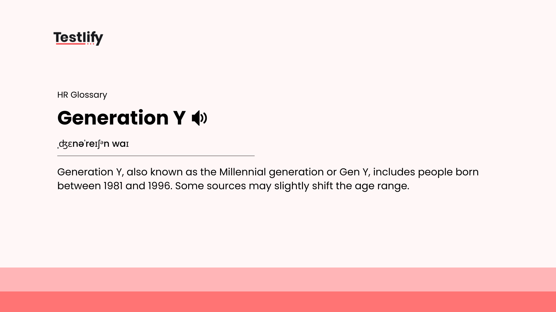 What is generation y? | HR Glossary - Testlify