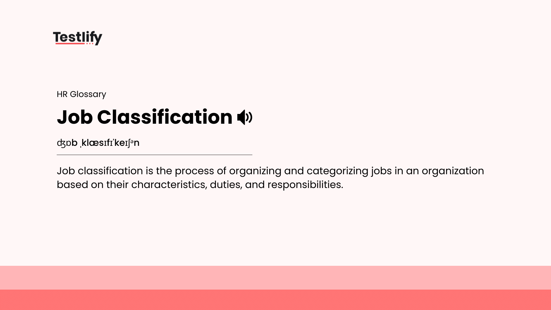 What is job classification? | HR Glossary - Testlify