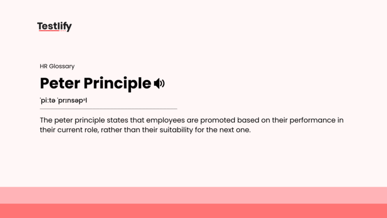 What is peter principle? | HR Glossary - Testlify